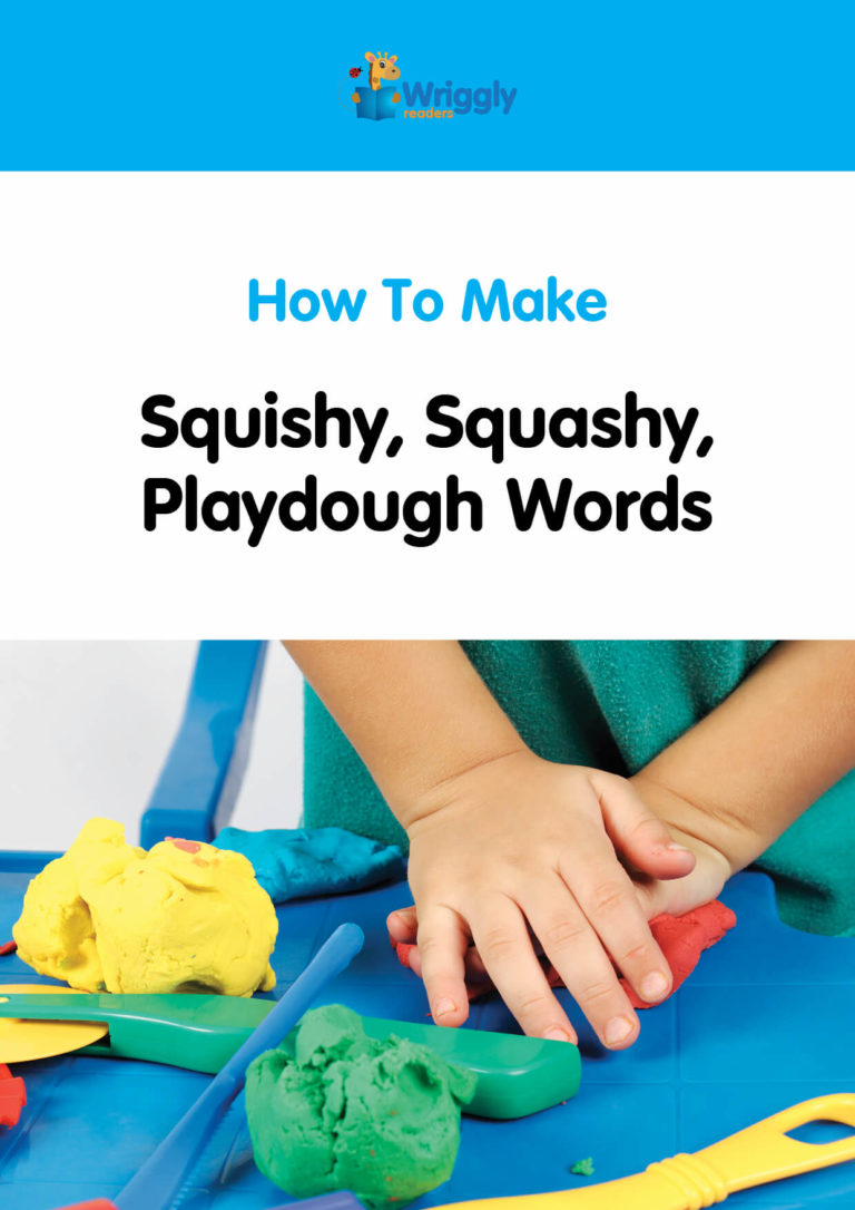 Playdough Reading Activity - Wriggly Readers