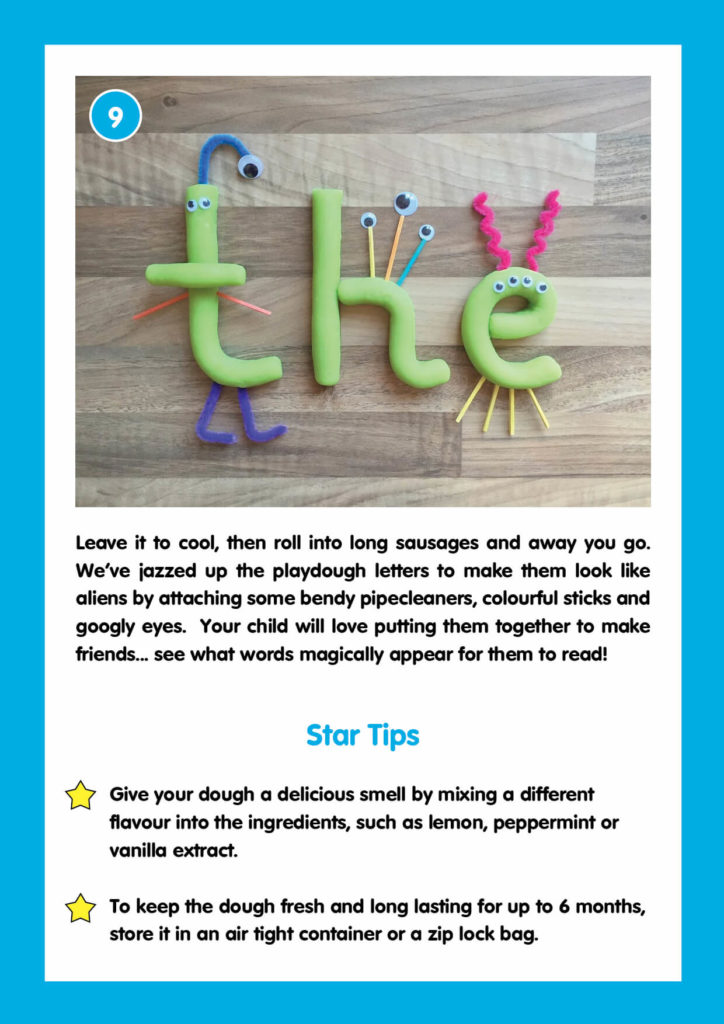 Playdough Reading Activity - Wriggly Readers