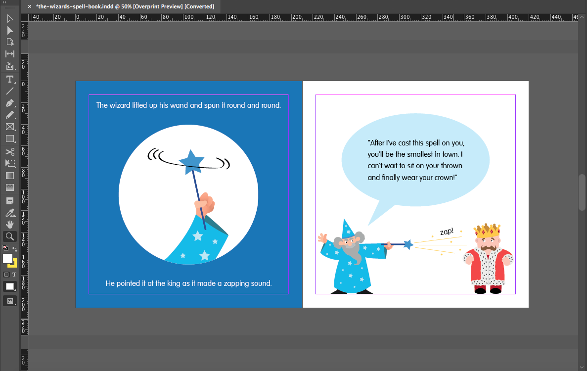 The Wizard's Spell Story Update - Wriggly Readers