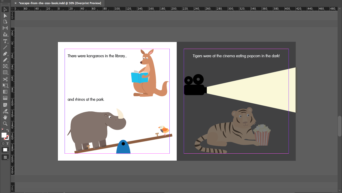 Escape From The Zoo Story Update - Wriggly Readers