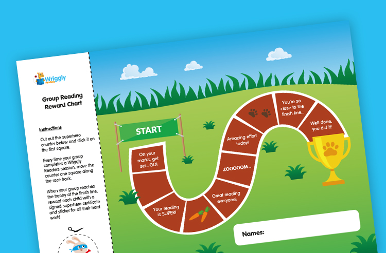 Superhero Race Printables - Wriggly Readers